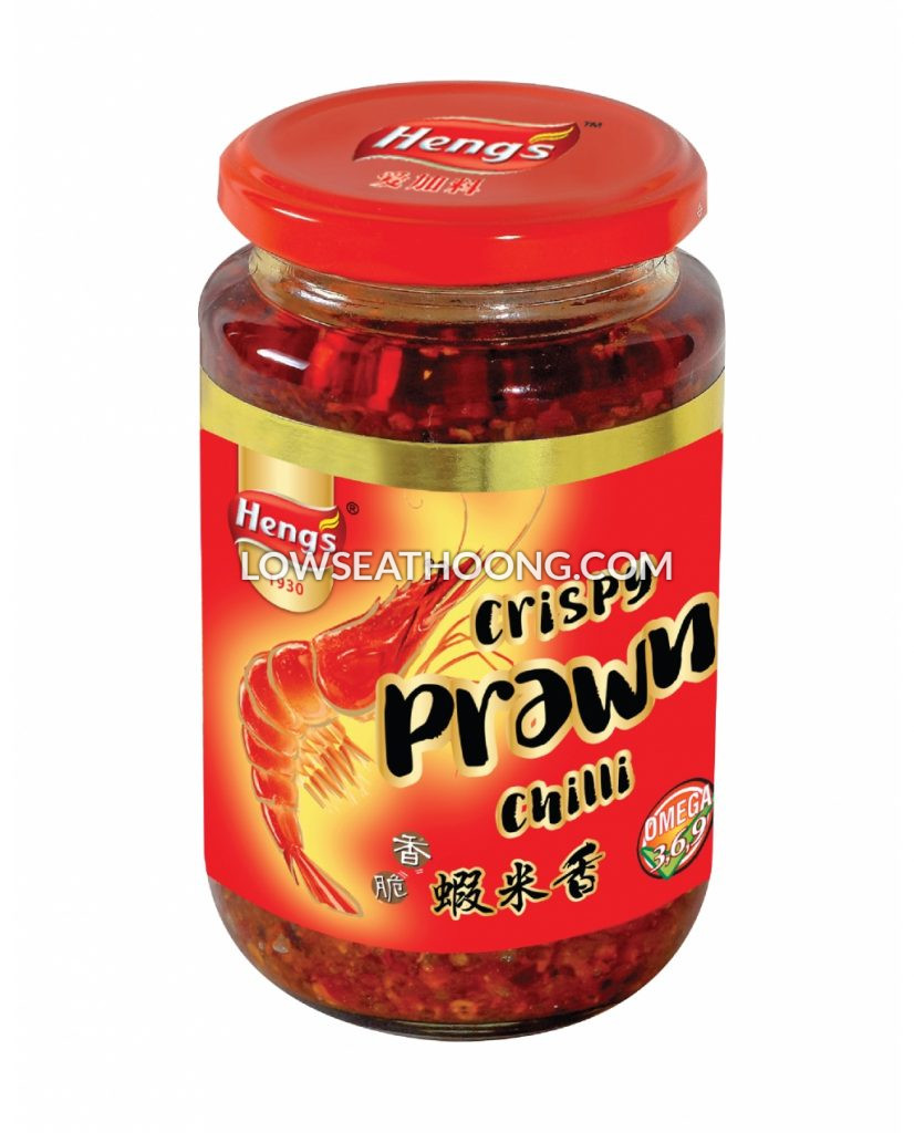 HENG'S Crispy Prawn Chilli - 340g/btl - Low Seat Hoong Sdn Bhd