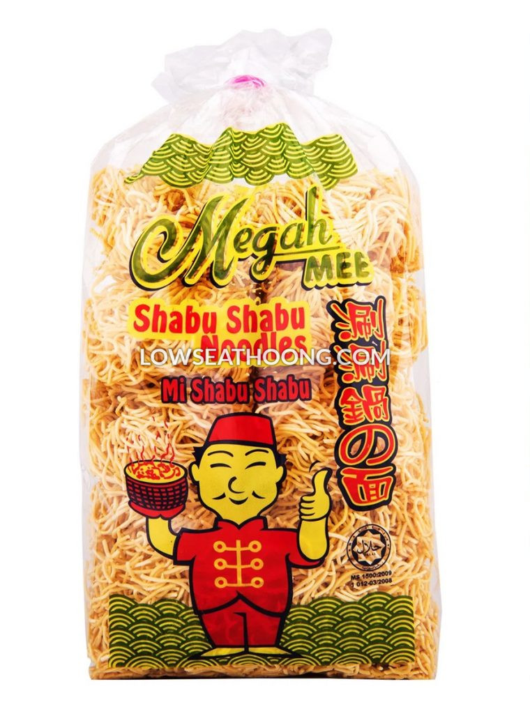 Megah Mee Shabu-Shabu Noodle - 400g/pkt - Low Seat Hoong Sdn Bhd