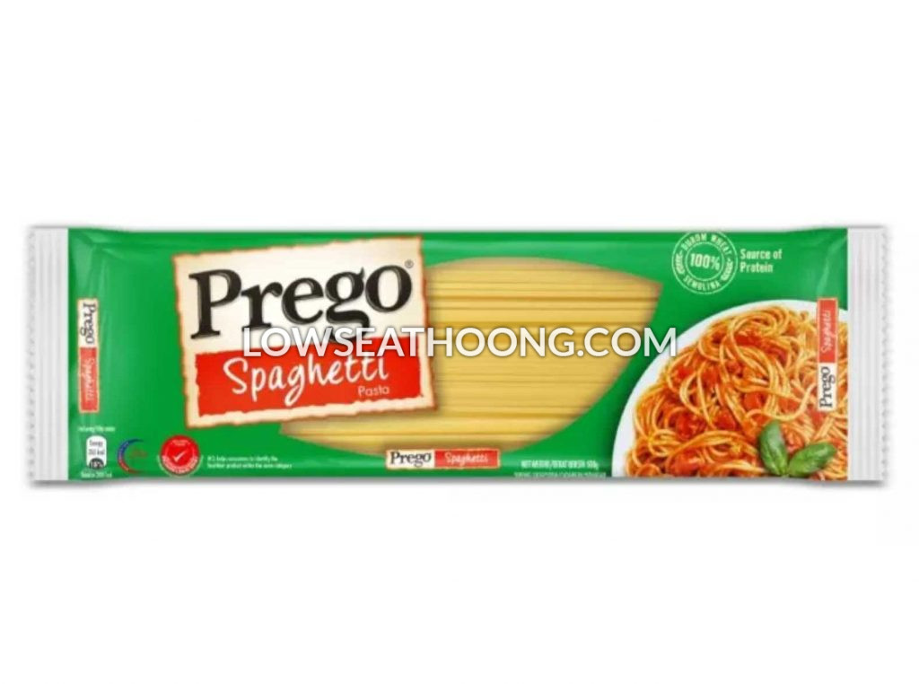 Prego Spaghetti Pasta - 500g/pkt - Low Seat Hoong Sdn Bhd