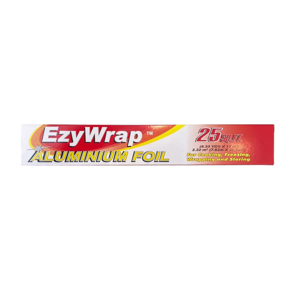 EzyWrap Aluminium Foil (25sf) - 25sf/roll - Low Seat Hoong Sdn Bhd