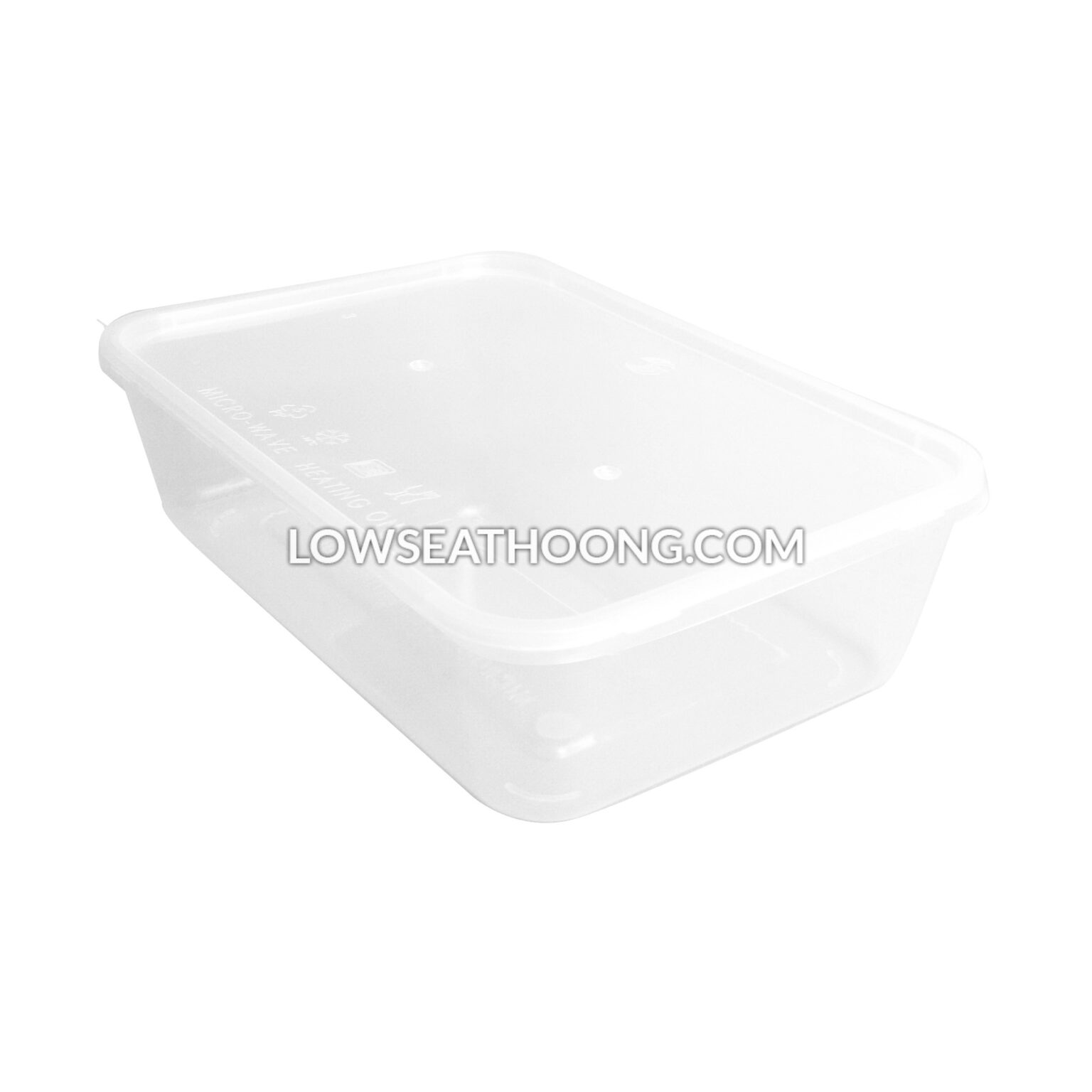 DPI Rectangle Container + Lid 750ml - 50set/bundle - Low Seat Hoong Sdn Bhd