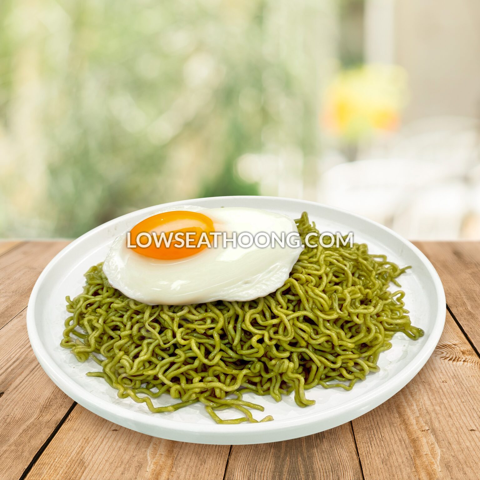 Sarawak Spinach Kolo Mee | Authentic Taste | Low Seat Hoong